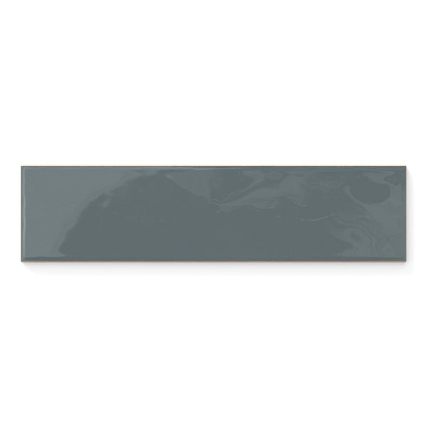 Teagan 3x12 Glossy Ceramic Tile in Denim