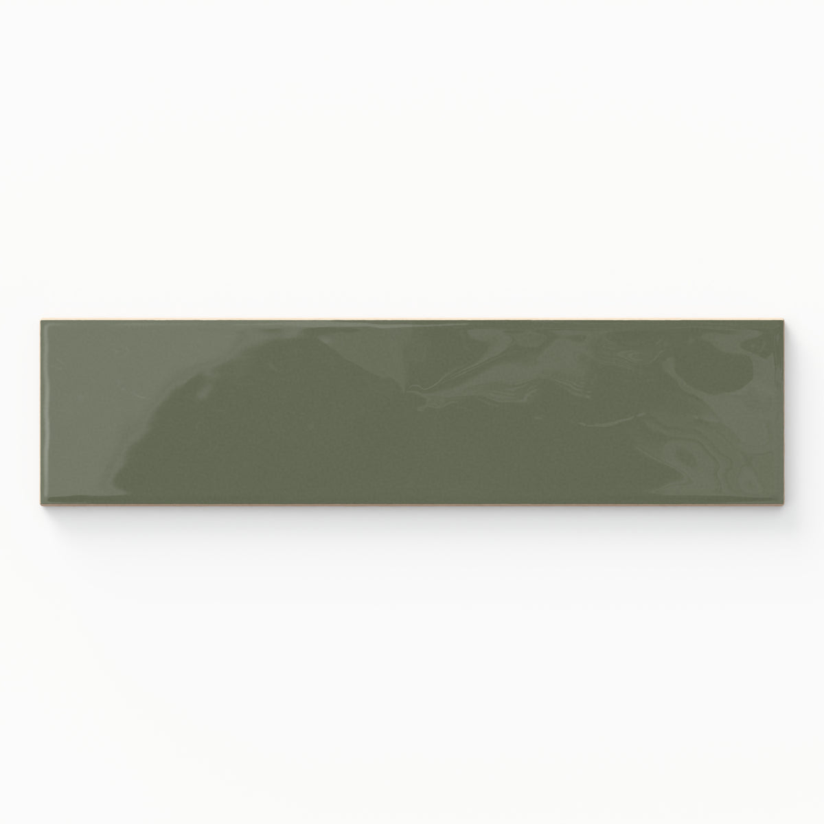 Teagan 3x12 Glossy Ceramic Tile in Moss