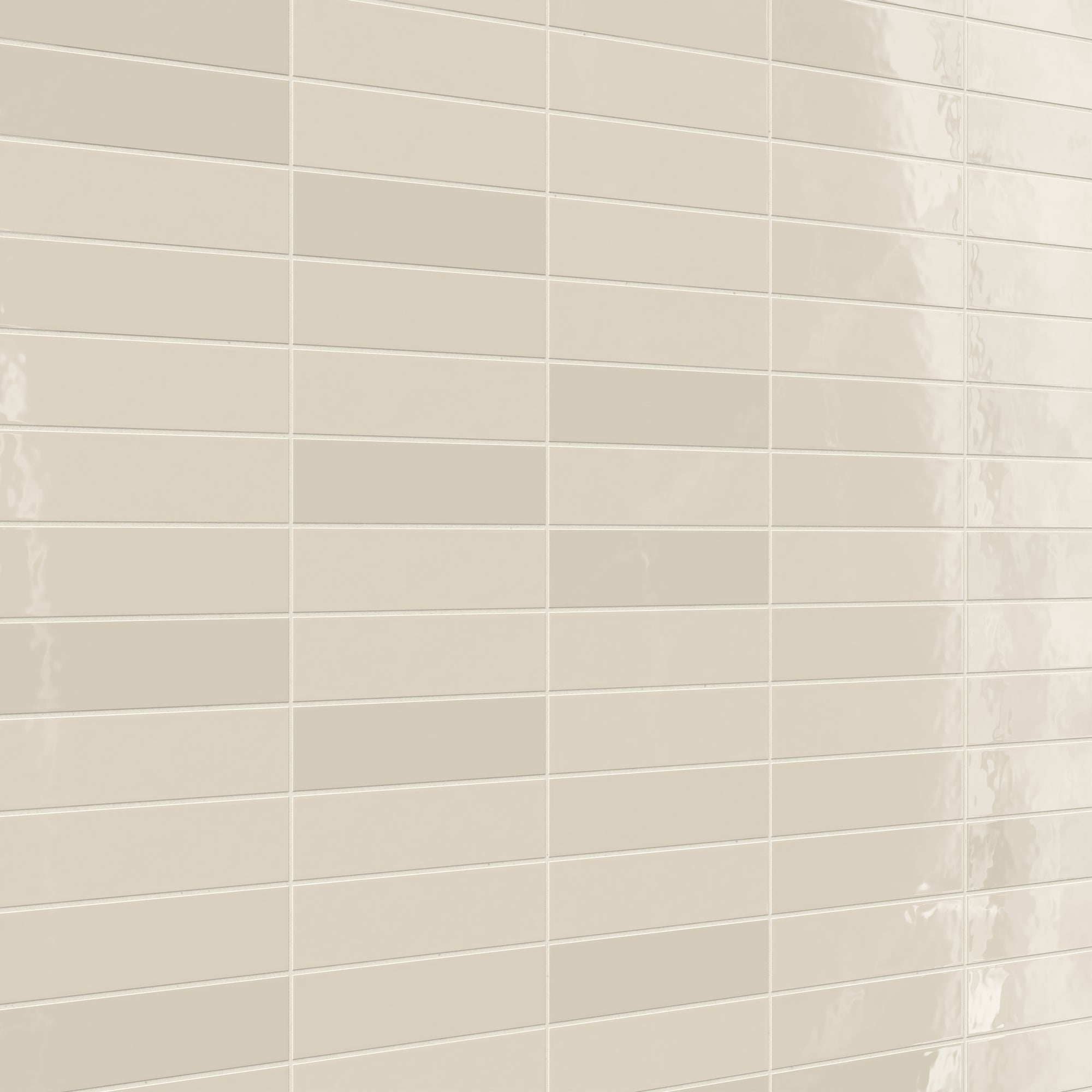 Teagan 3x12 Glossy Ceramic Tile in Cream