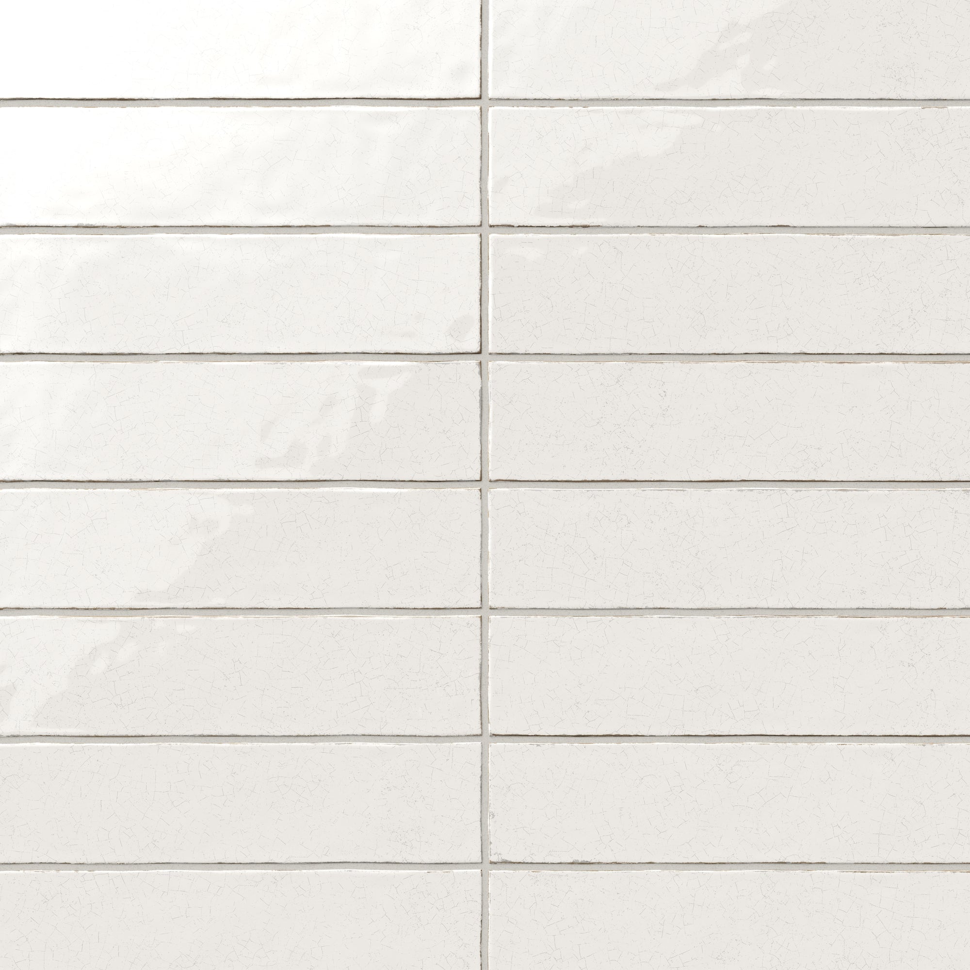 Josie 3x12 Crackled Ceramic Tile in Pearl