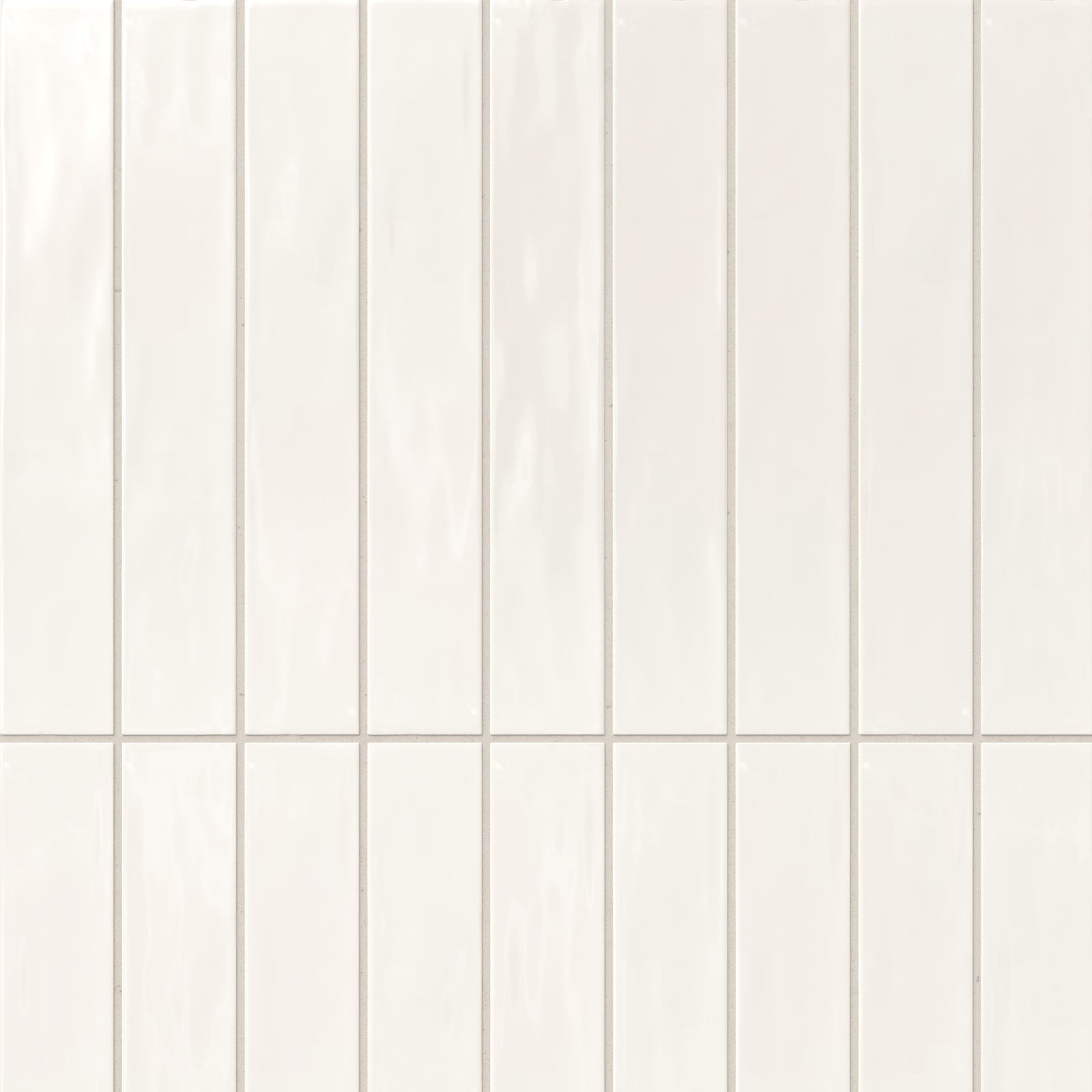 Jaden 2.5x16 Glossy Ceramic Tile in Eggshell