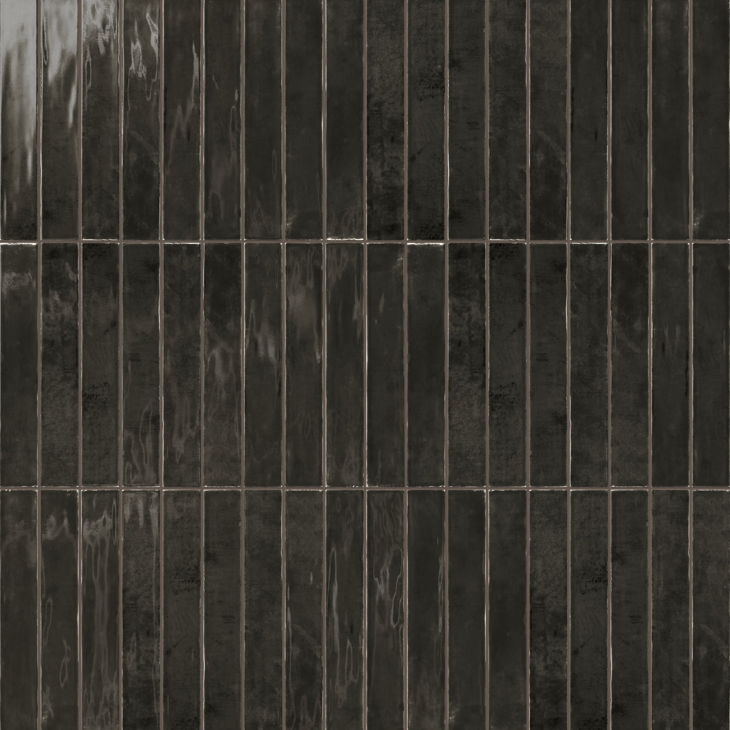 Jaden 2.5x16 Glossy Ceramic Tile in Ink