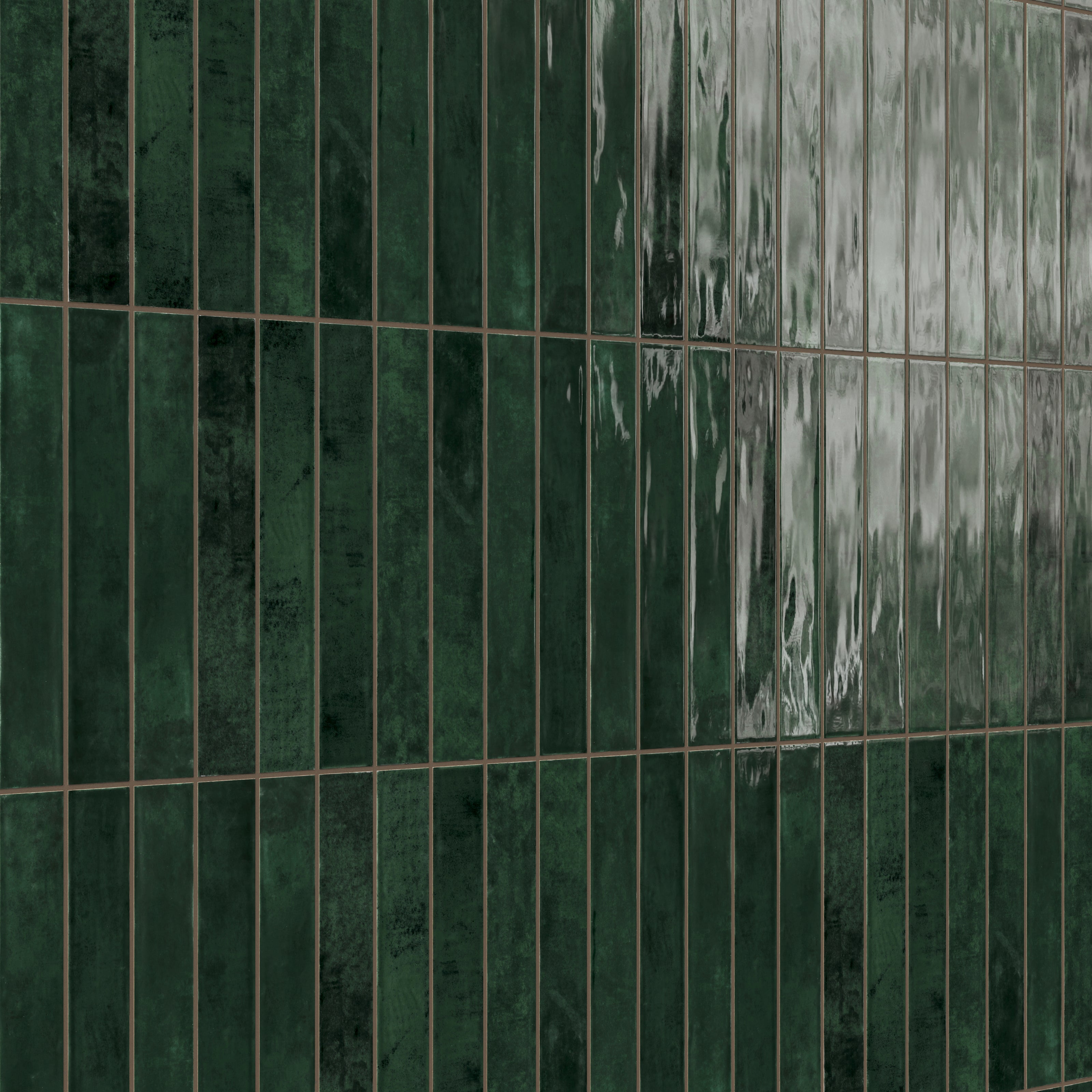 Jaden 2.5x16 Glossy Ceramic Tile in Hunter