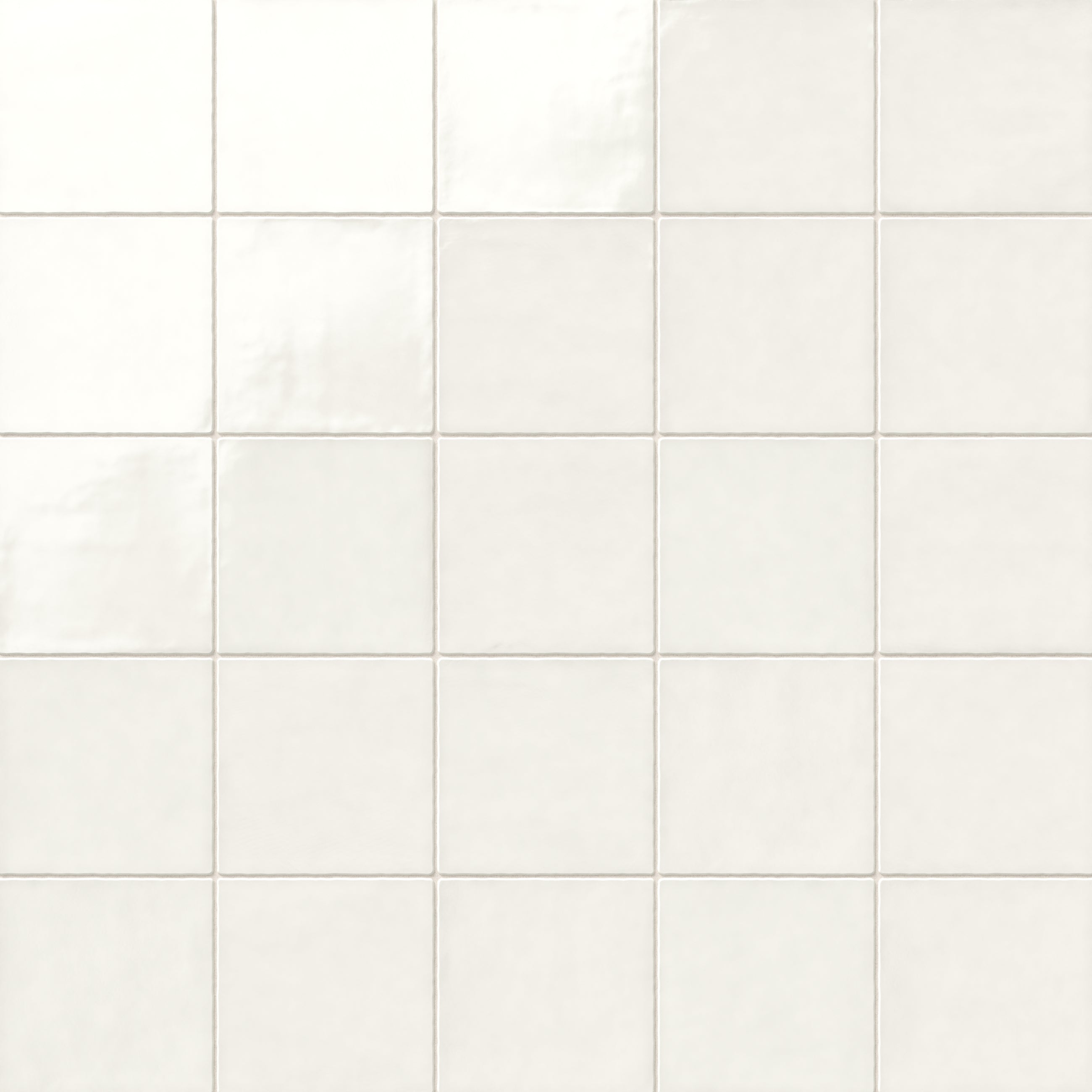 Mikayla 5x5 Glossy Ceramic Tile in Eggshell