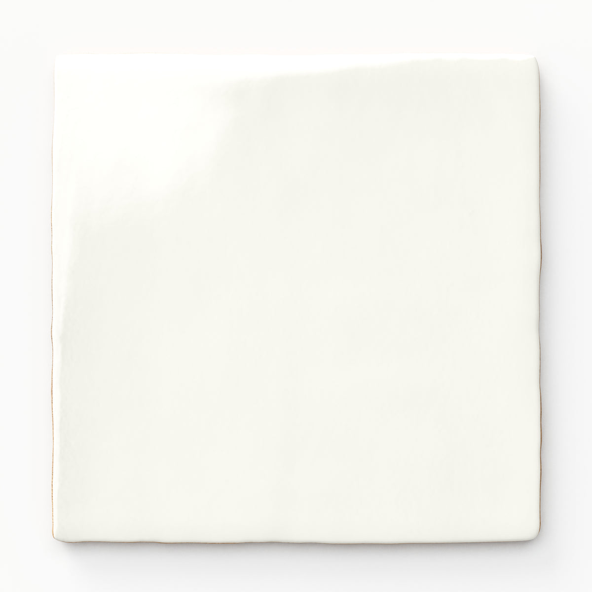 Mikayla 5x5 Glossy Ceramic Tile in Eggshell