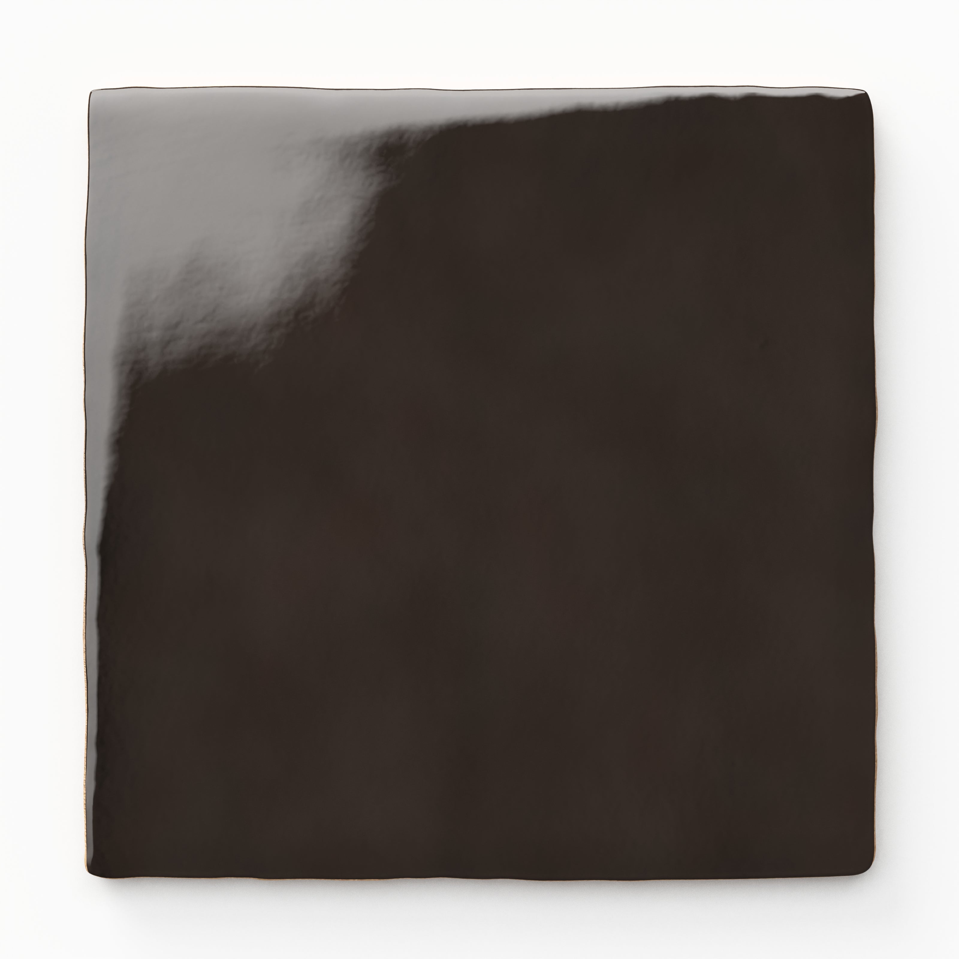 Mikayla 5x5 Glossy Ceramic Tile in Espresso