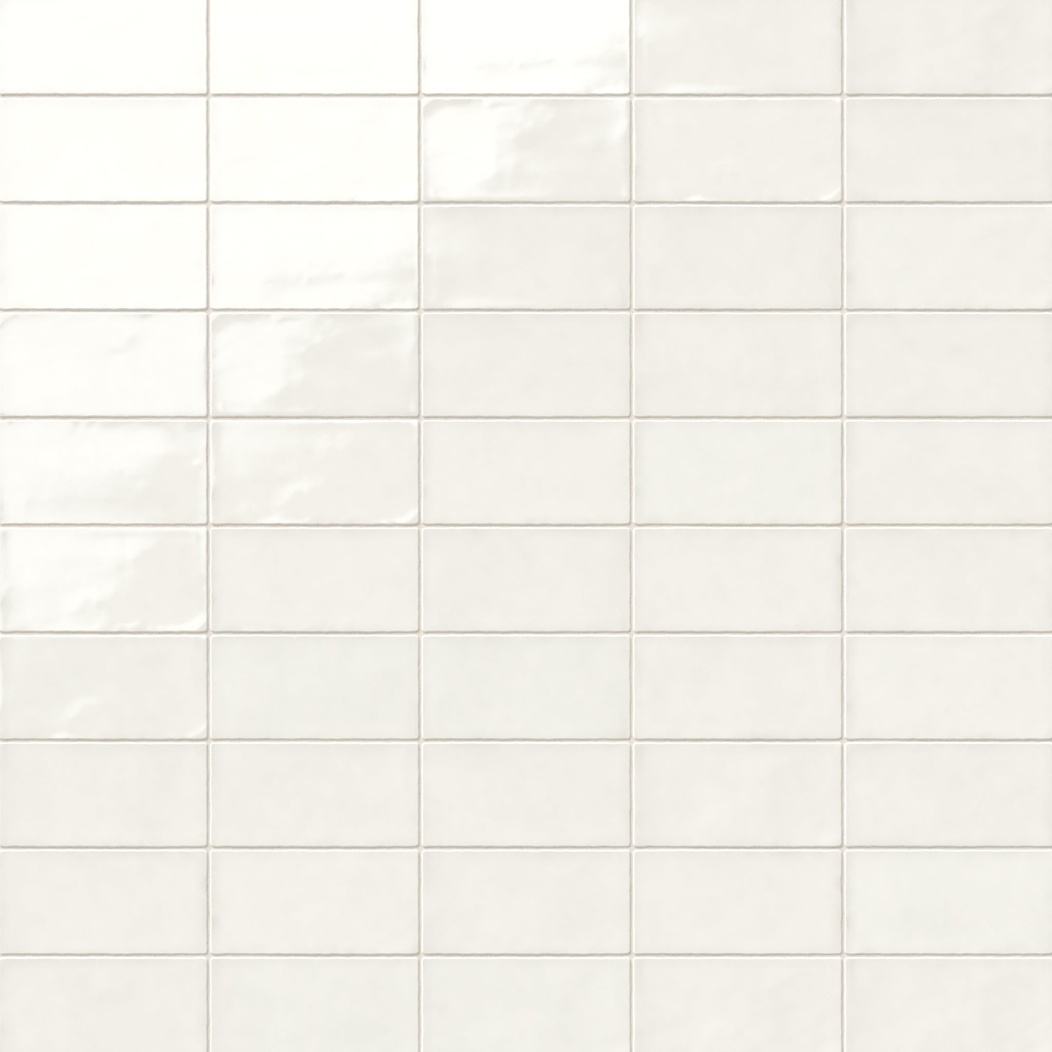 Mikayla 2.5x5 Glossy Ceramic Tile in Eggshell