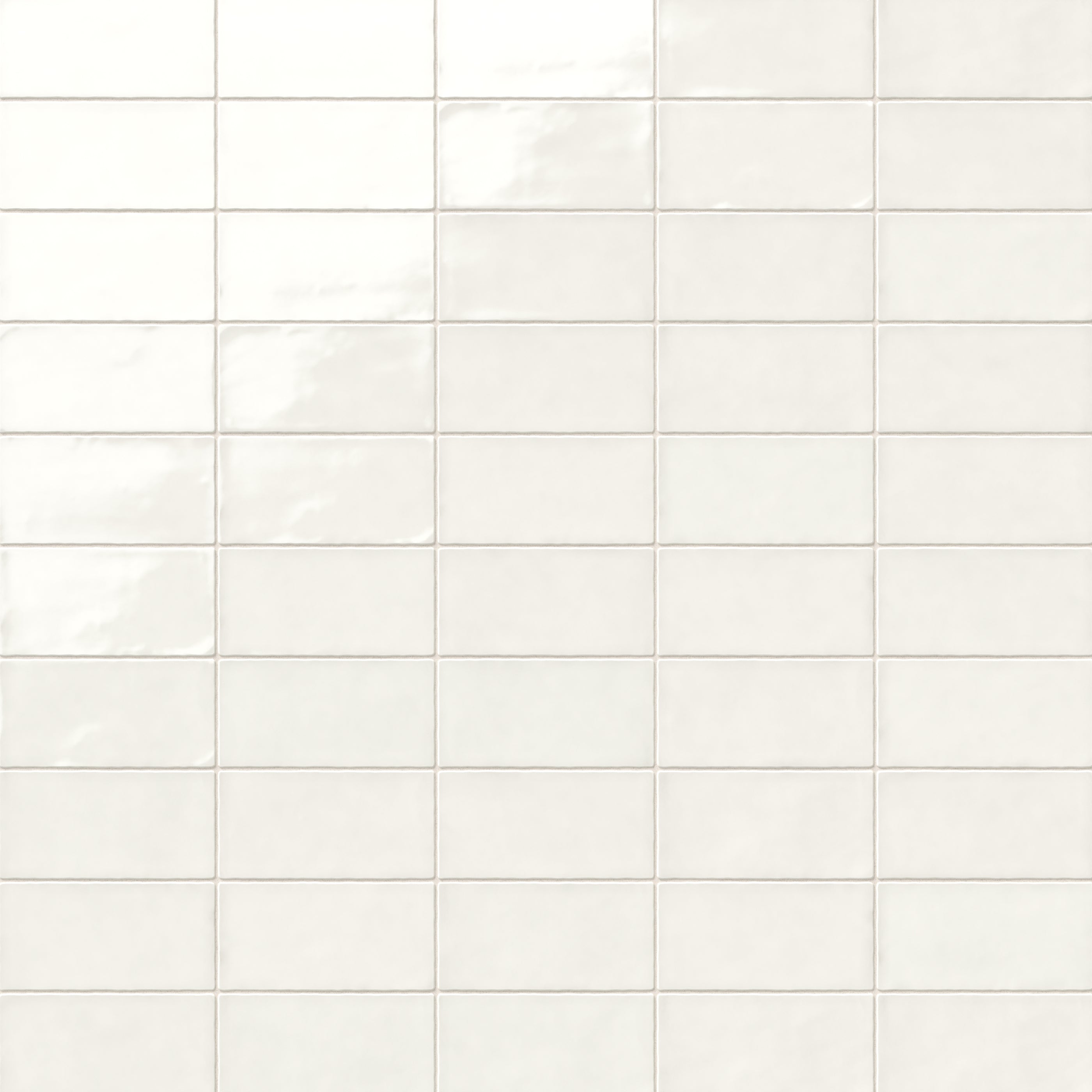 Mikayla 2.5x5 Glossy Ceramic Tile in Eggshell