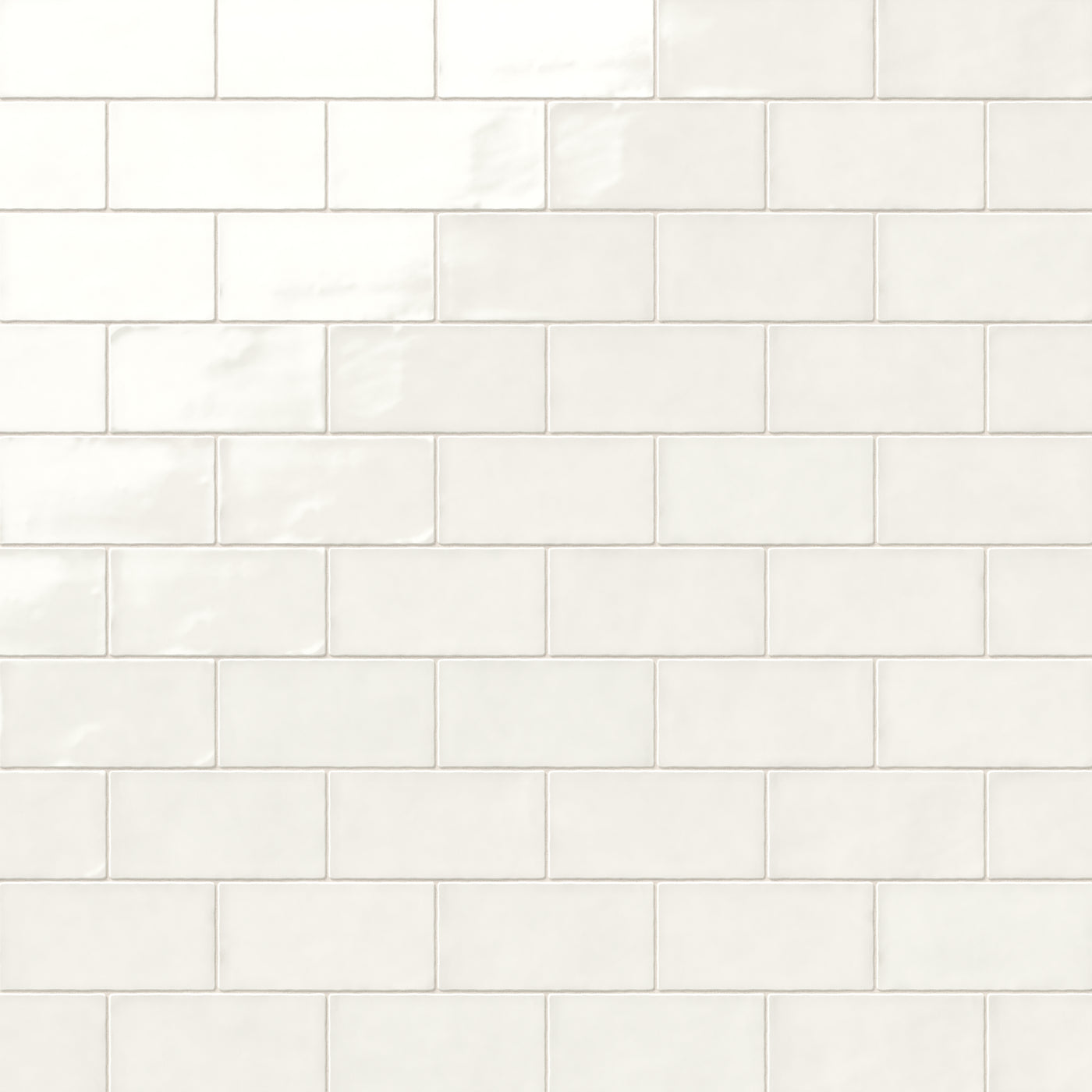 Mikayla 2.5x5 Glossy Ceramic Tile in Eggshell