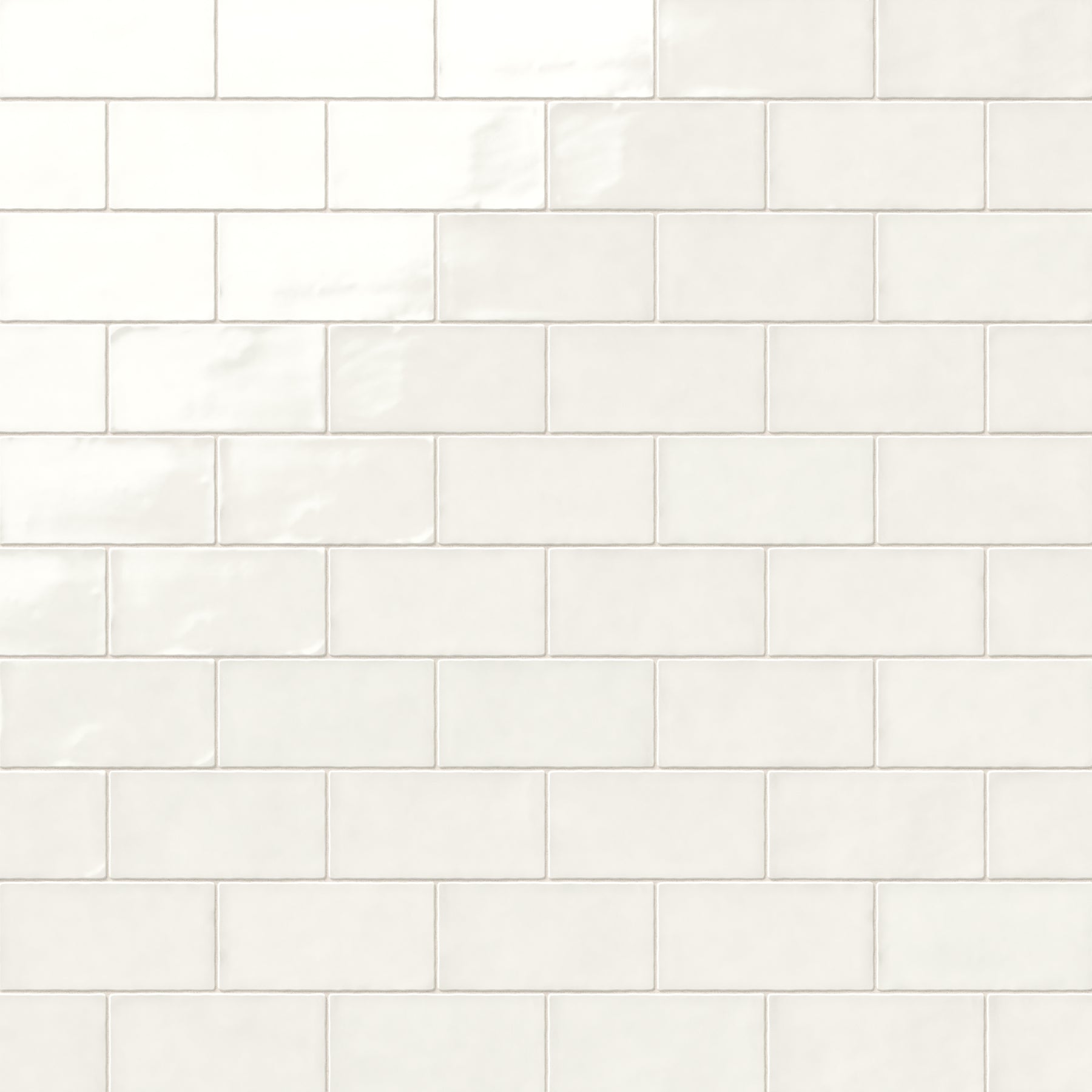 Mikayla 2.5x5 Glossy Ceramic Tile in Eggshell