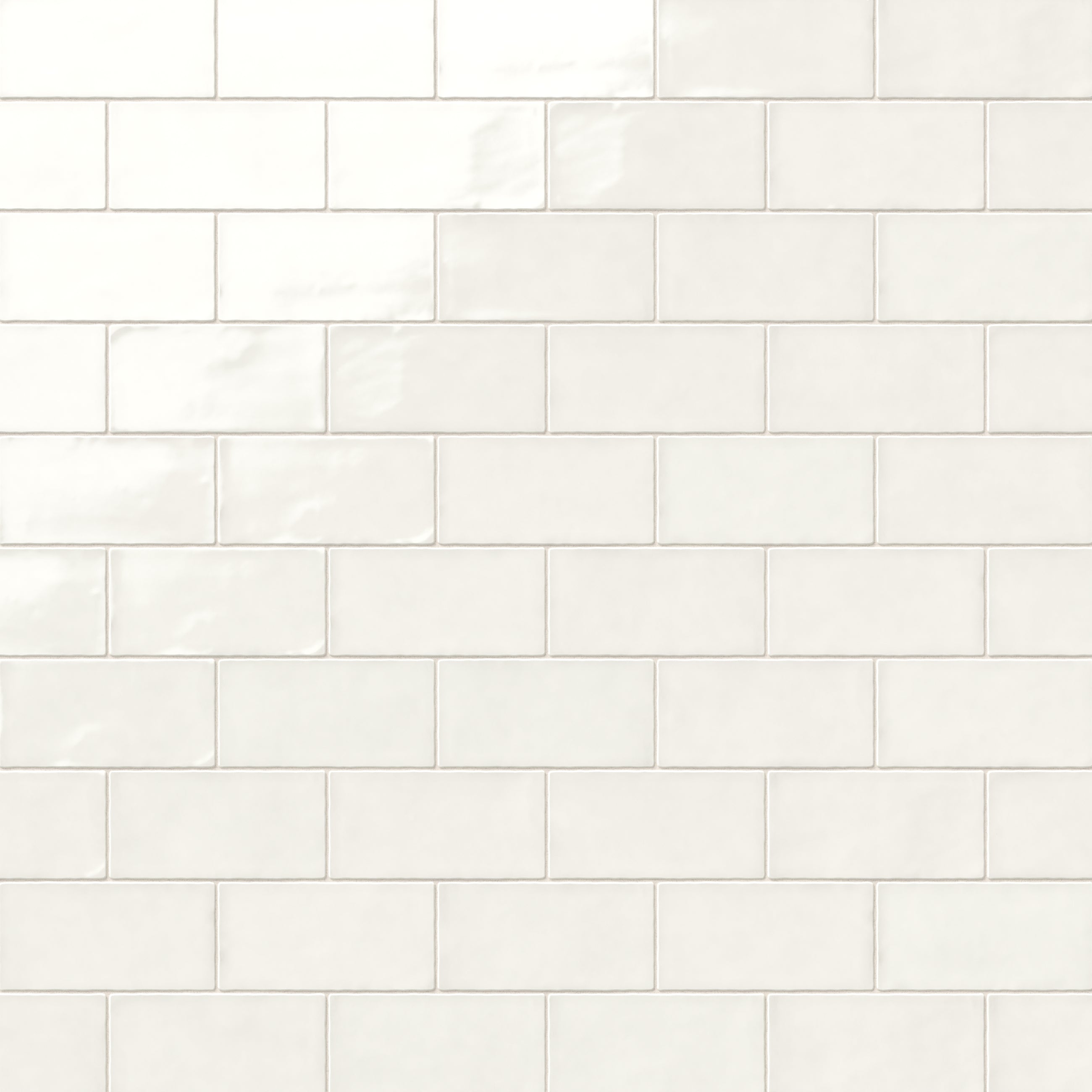 Mikayla 2.5x5 Glossy Ceramic Tile in Eggshell