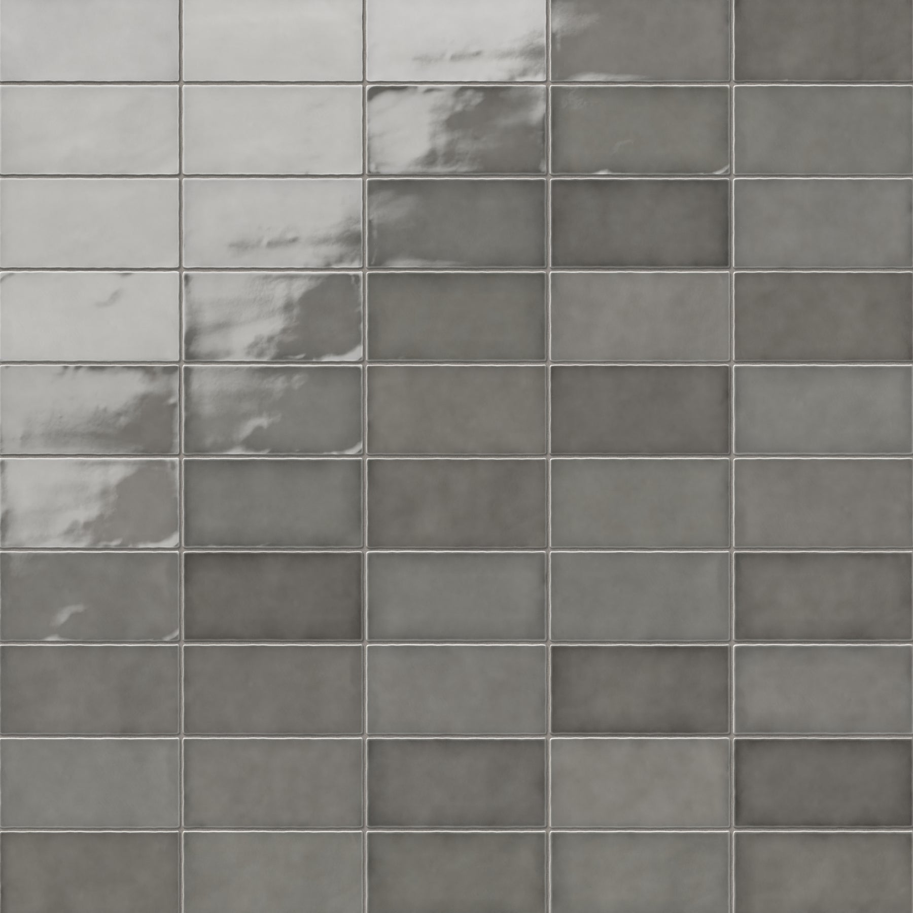 Mikayla 2.5x5 Glossy Ceramic Tile in Smoke