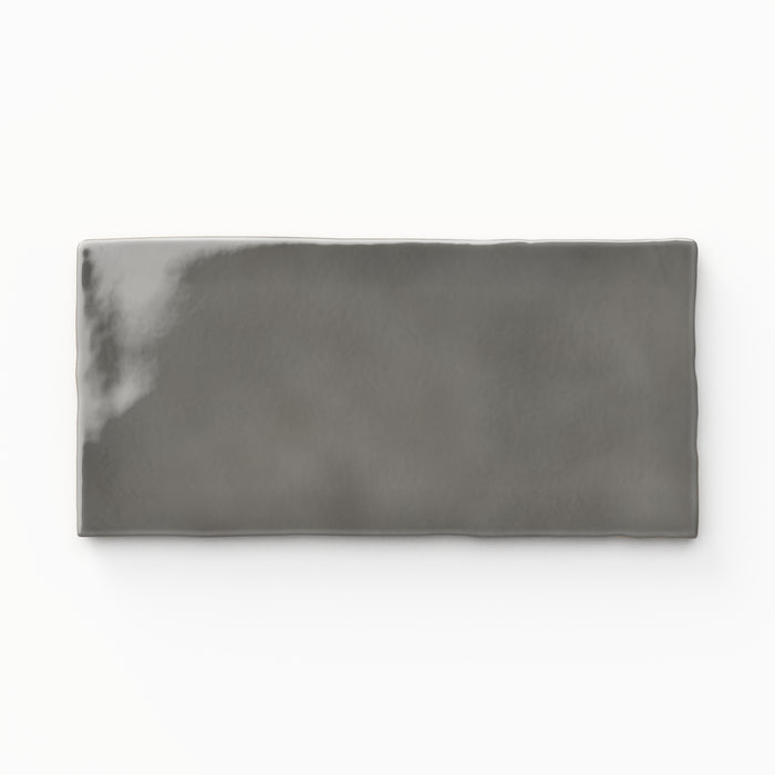Mikayla 2.5x5 Glossy Ceramic Tile in Smoke