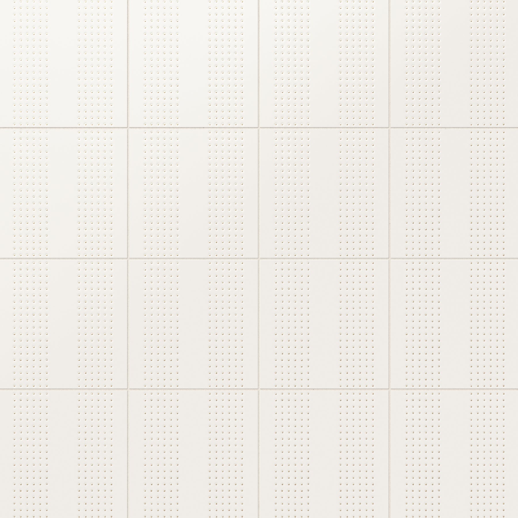 Kira 12x12 Satin Ceramic Tile in Striped Dots White