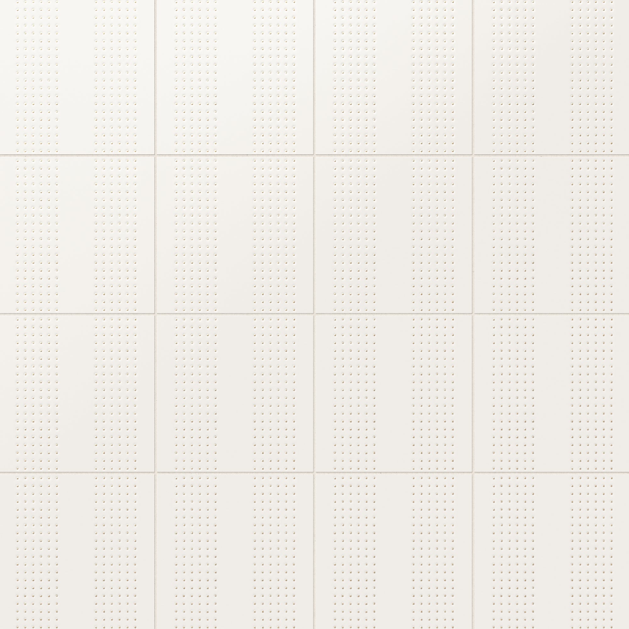 Kira 12x12 Satin Ceramic Tile in Striped Dots White