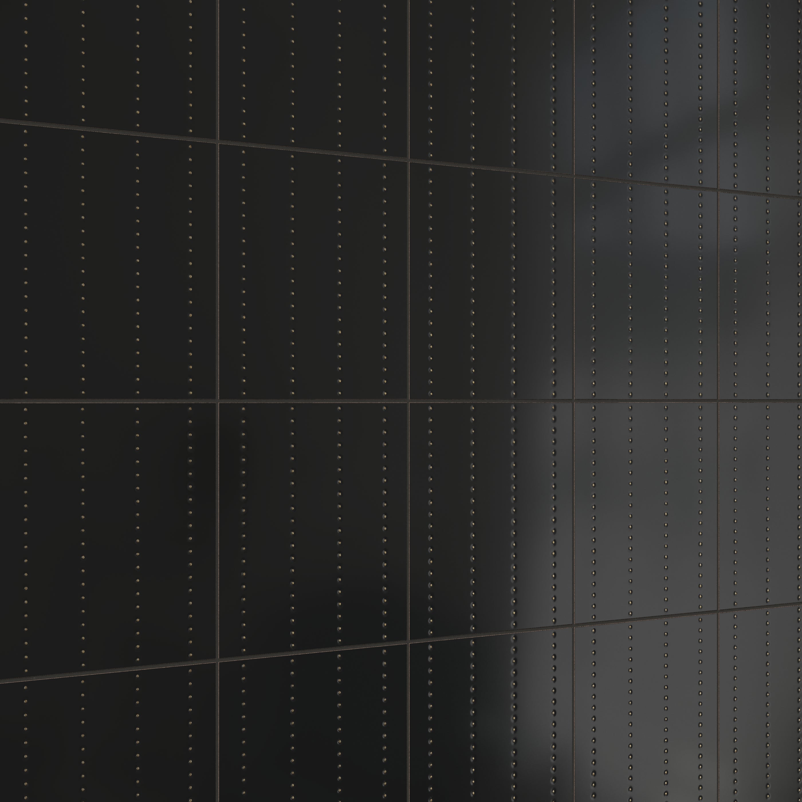 Kira 12x12 Satin Ceramic Tile in Dotted Lines Black