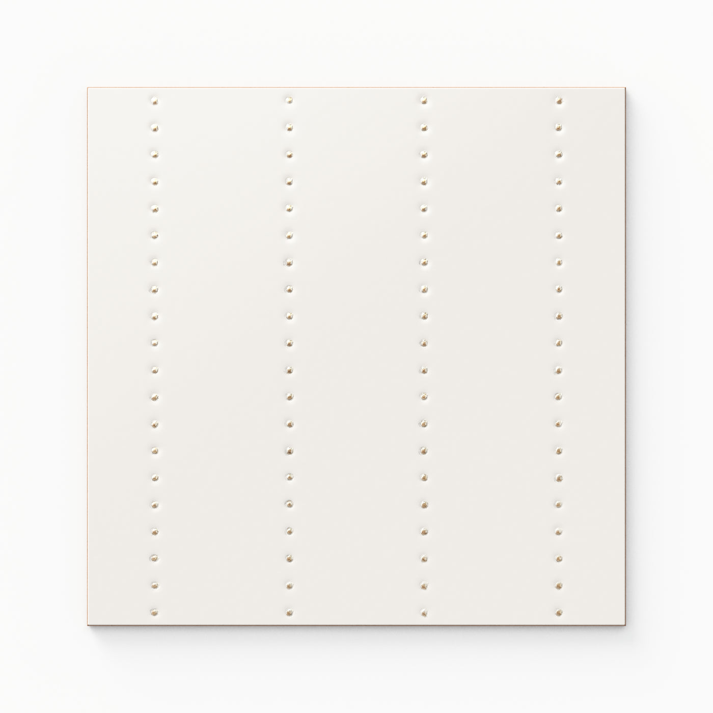 Kira 12x12 Satin Ceramic Tile in Dotted Lines White