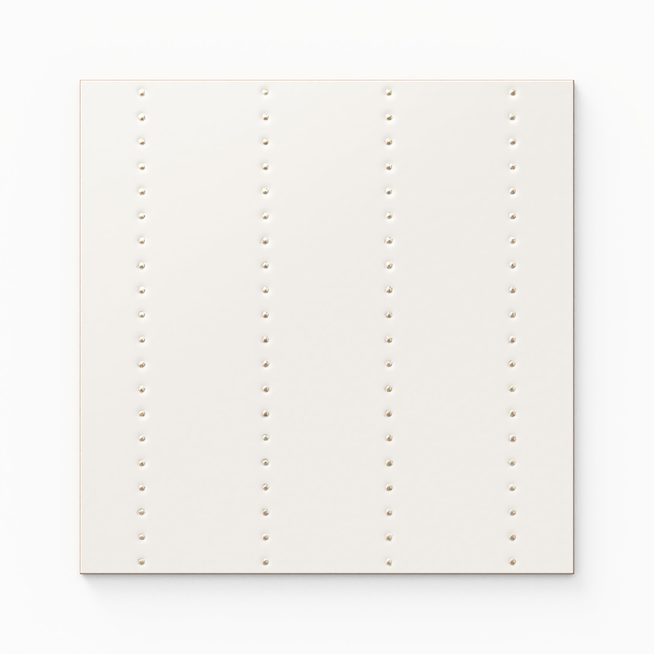 Kira 12x12 Satin Ceramic Tile in Dotted Lines White