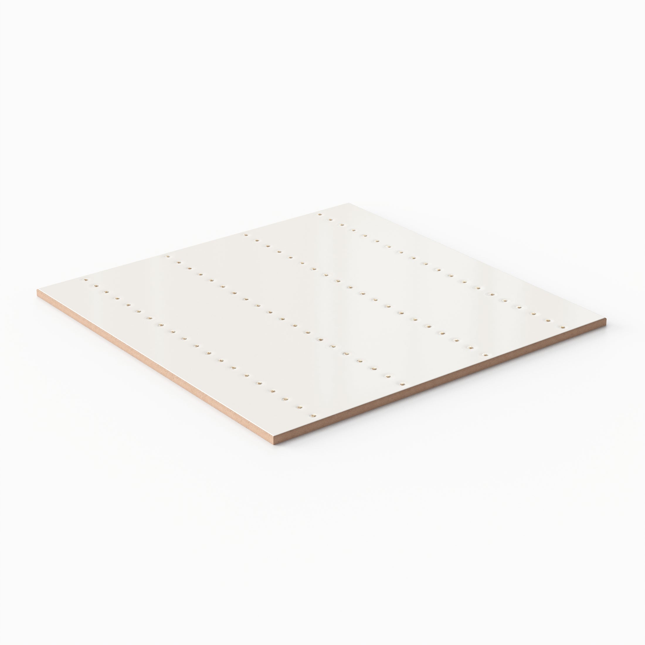 Kira 12x12 Satin Ceramic Tile in Dotted Lines White