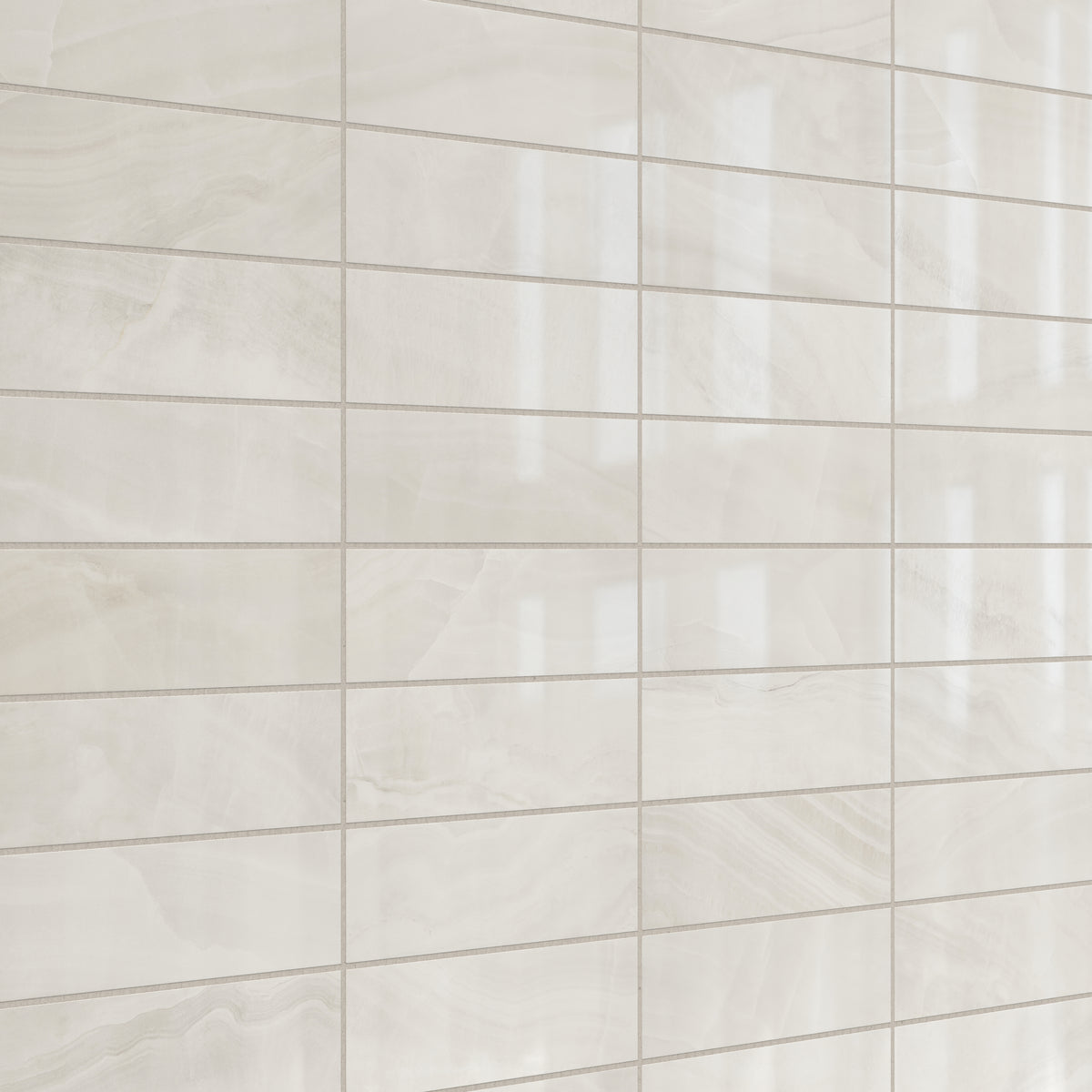 Giselle 4x12 Glossy Ceramic Tile in Shell