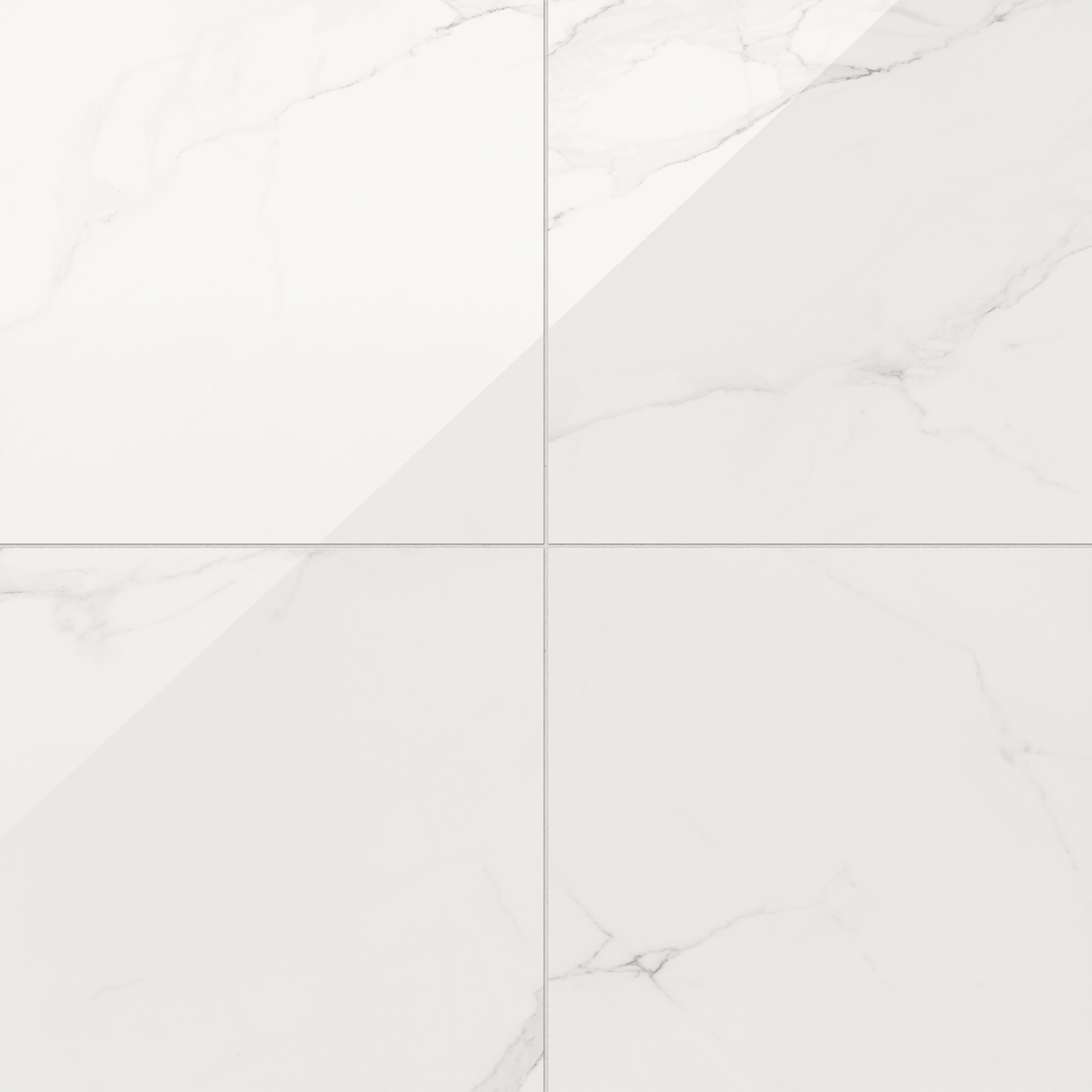 Julianna 24x24 Polished Porcelain Tile in Carrara