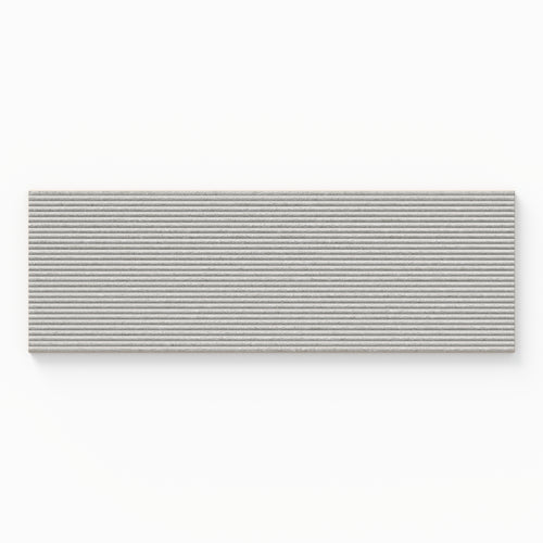 Kennedy 12x36 Matte Porcelain Tile in Graphite Deco