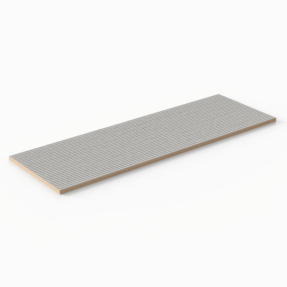 Kennedy 12x36 Matte Porcelain Tile in Graphite Deco