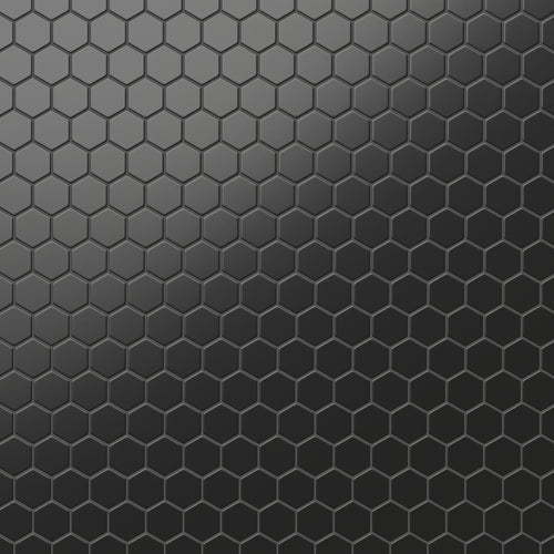 Levi 12x12 Matte Porcelain 2x2 Hexagon Mosaic Tile in Black