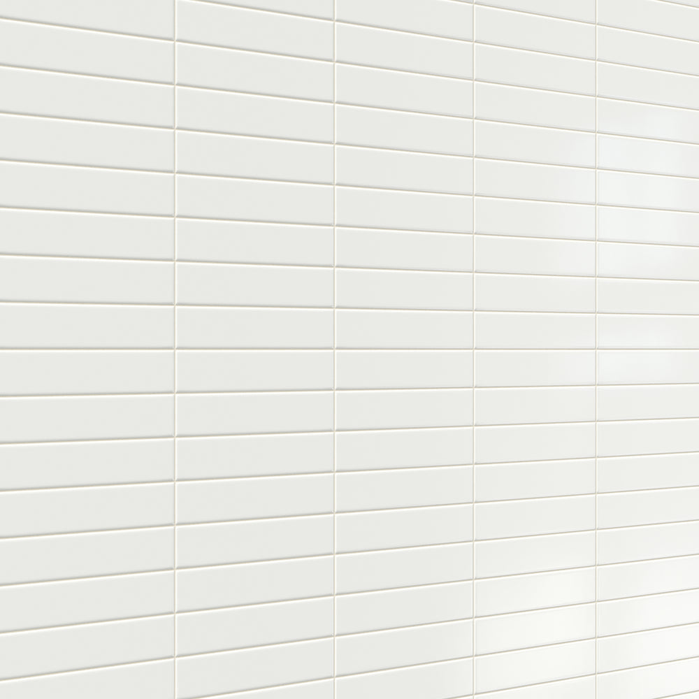 Reagan 2x10 Glossy Ceramic Tile in Cloud