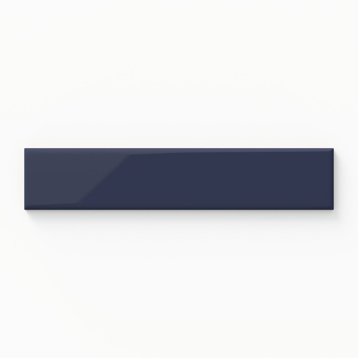 Reagan 2x10 Glossy Ceramic Tile in Navy