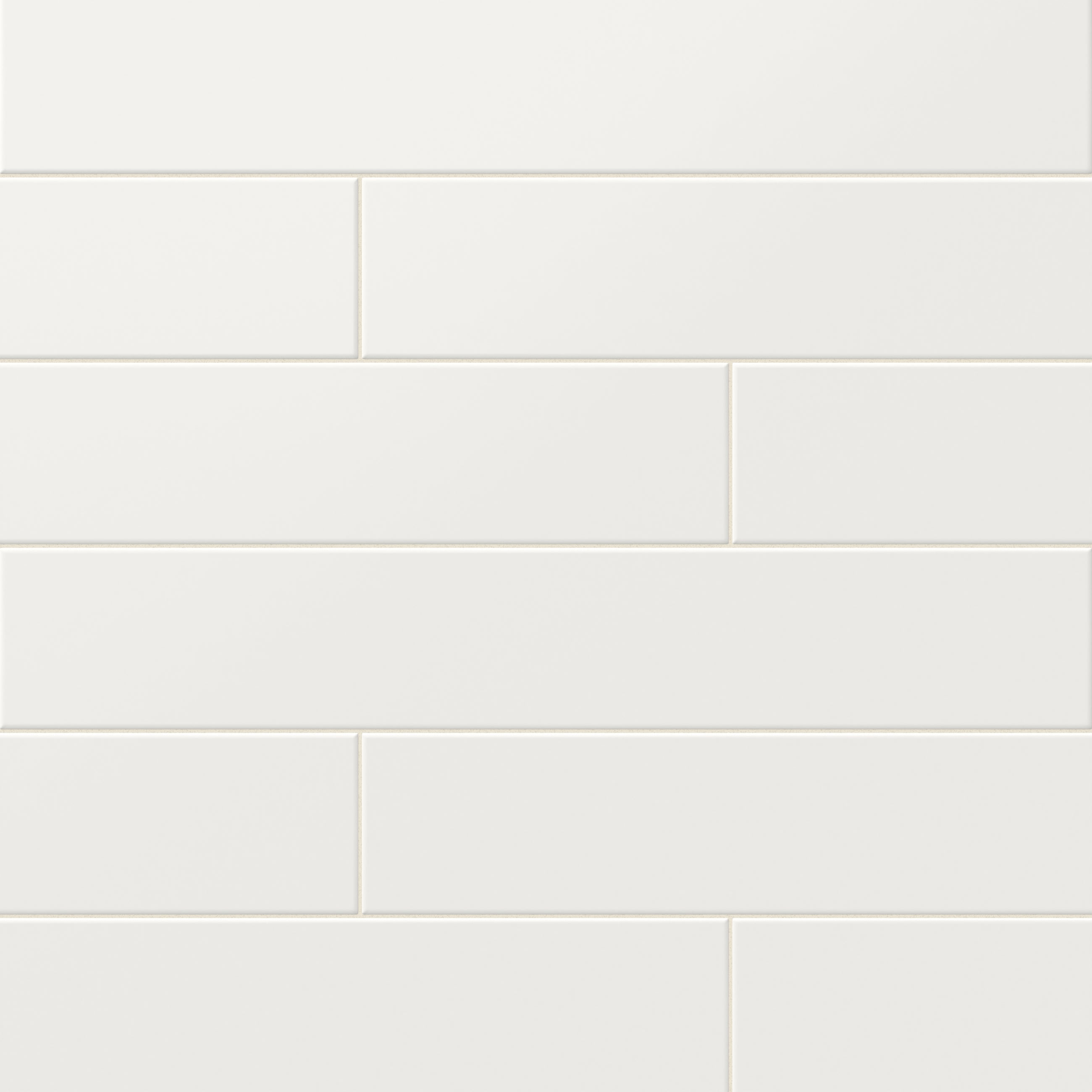 Reagan 4x24 Matte Porcelain Tile in Cloud