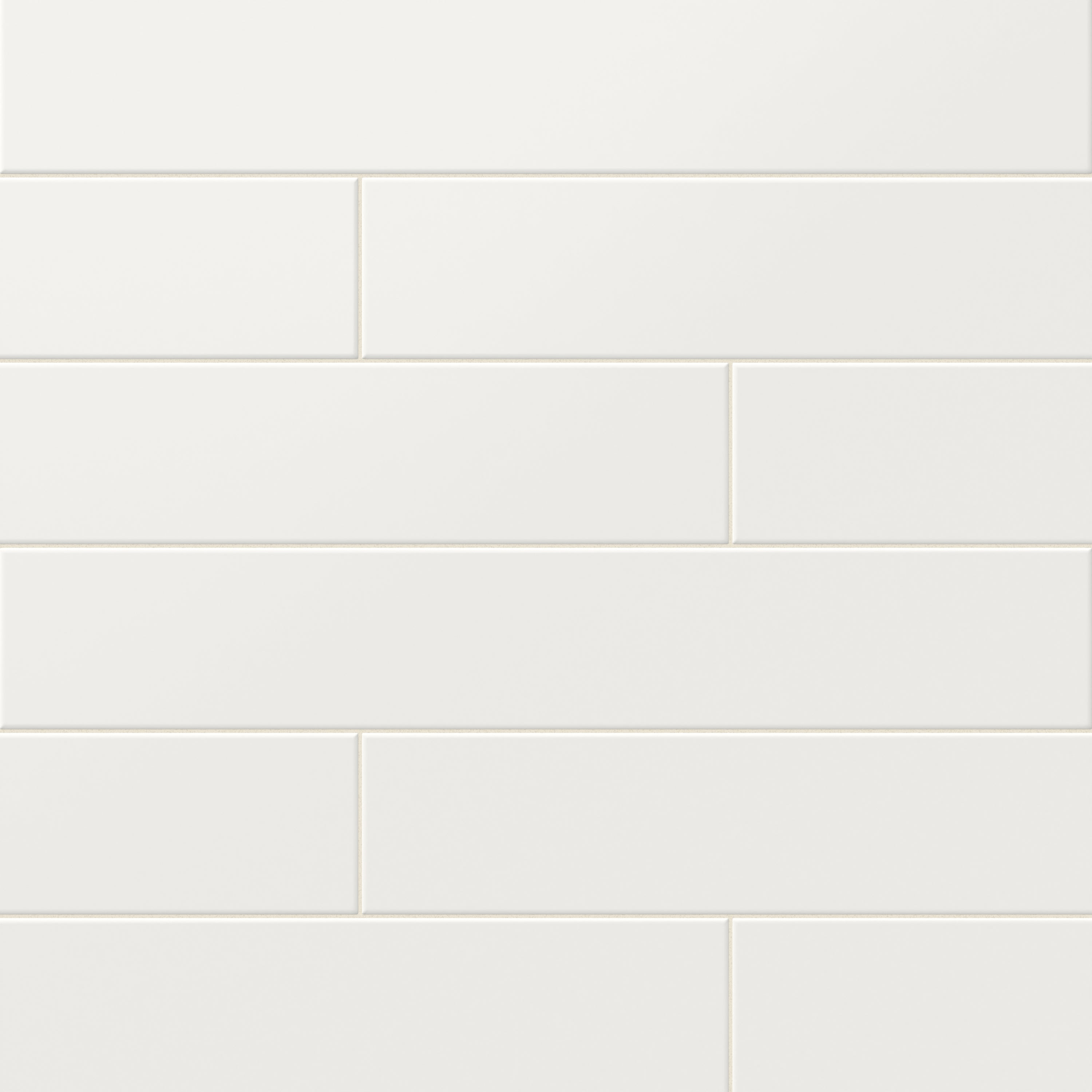 Reagan 4x24 Matte Porcelain Tile in Cloud
