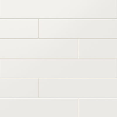 Reagan 4x24 Matte Porcelain Tile in Cloud