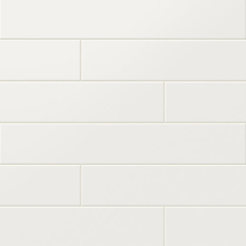 Reagan 4x24 Matte Porcelain Tile in Cloud