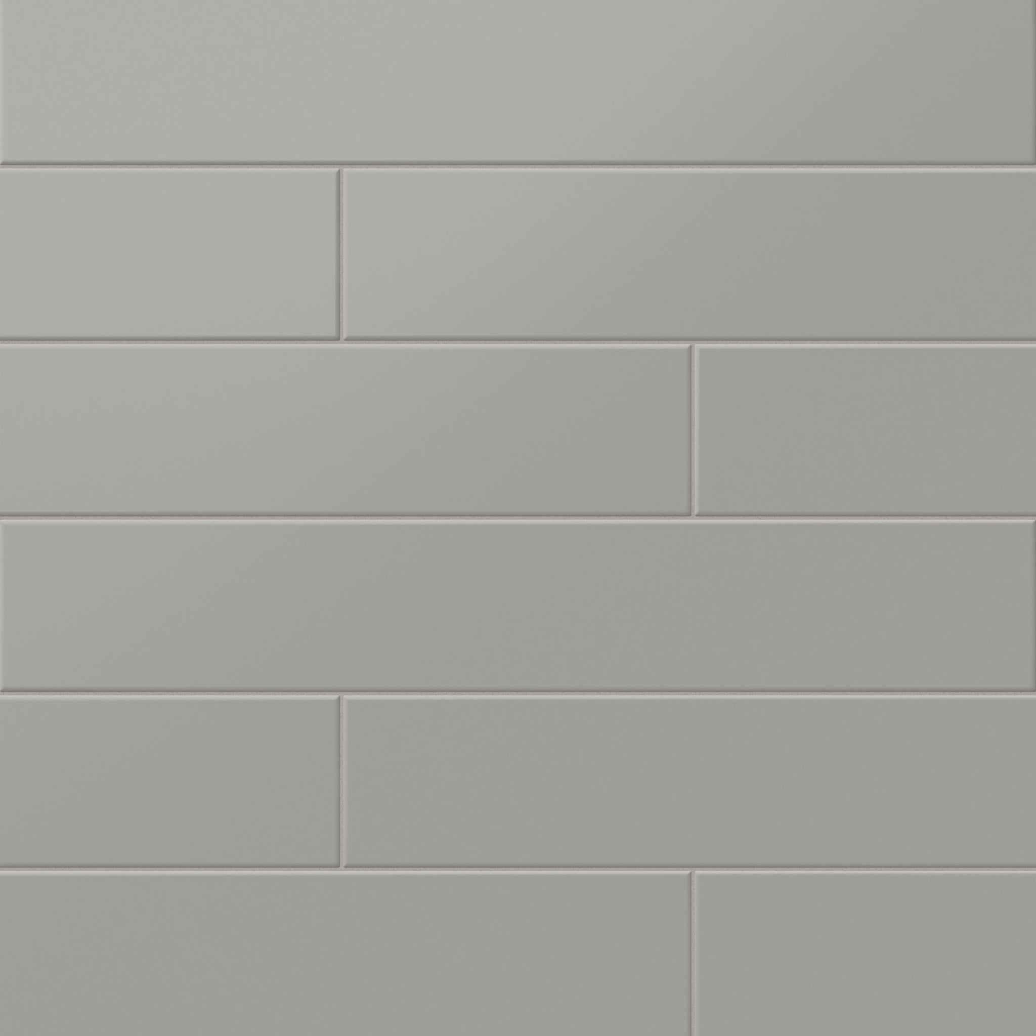 Reagan 4x24 Matte Porcelain Tile in Fog