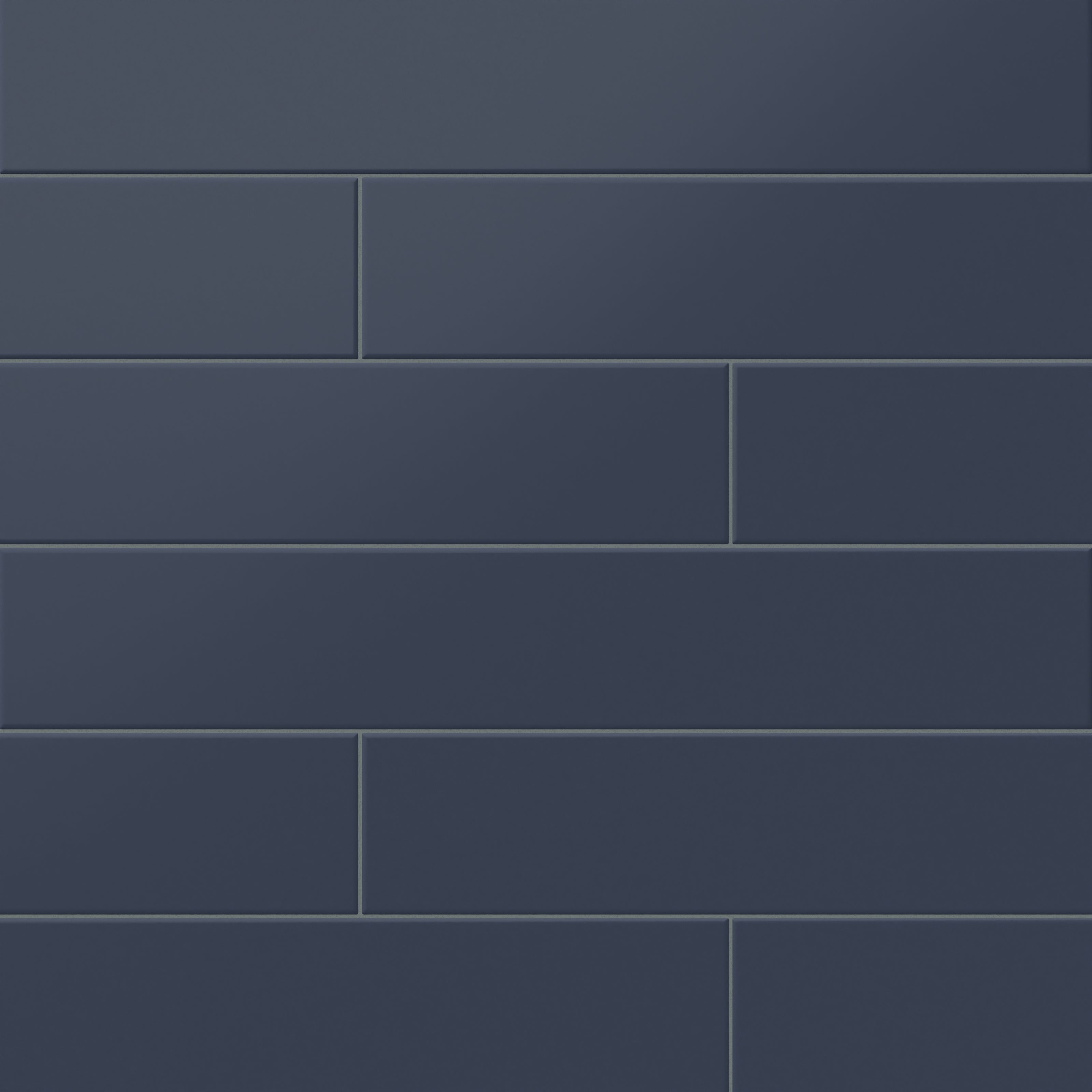 Reagan 4x24 Matte Porcelain Tile in Navy