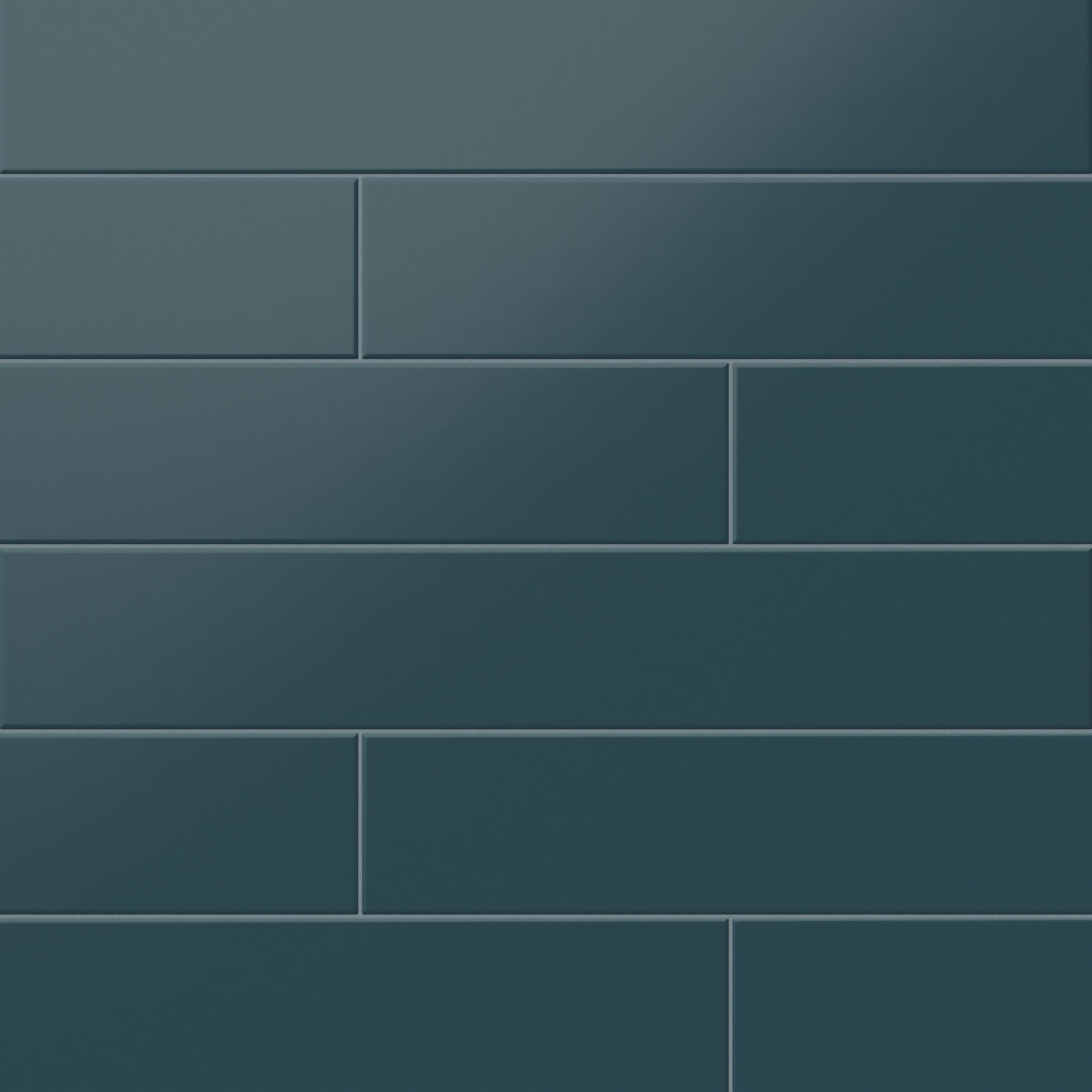 Reagan 4x24 Matte Porcelain Tile in Teal