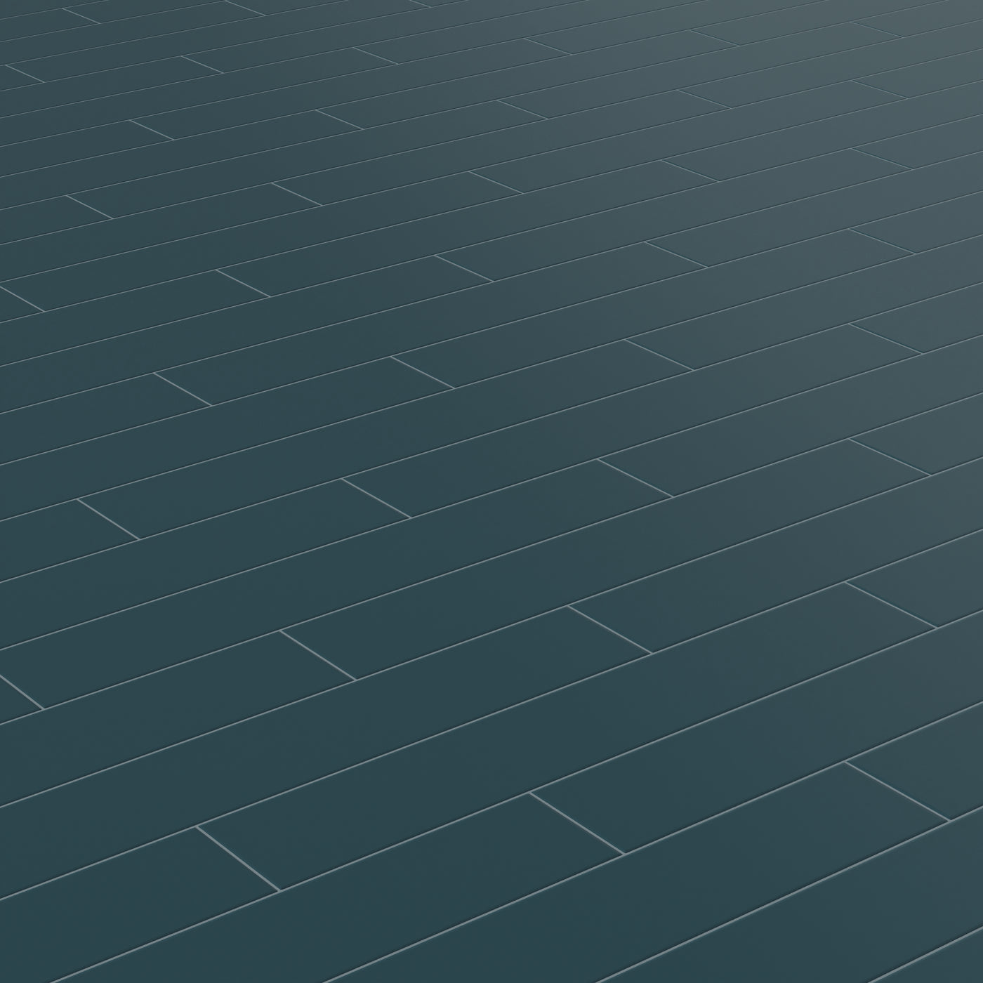 Reagan 4x24 Matte Porcelain Tile in Teal