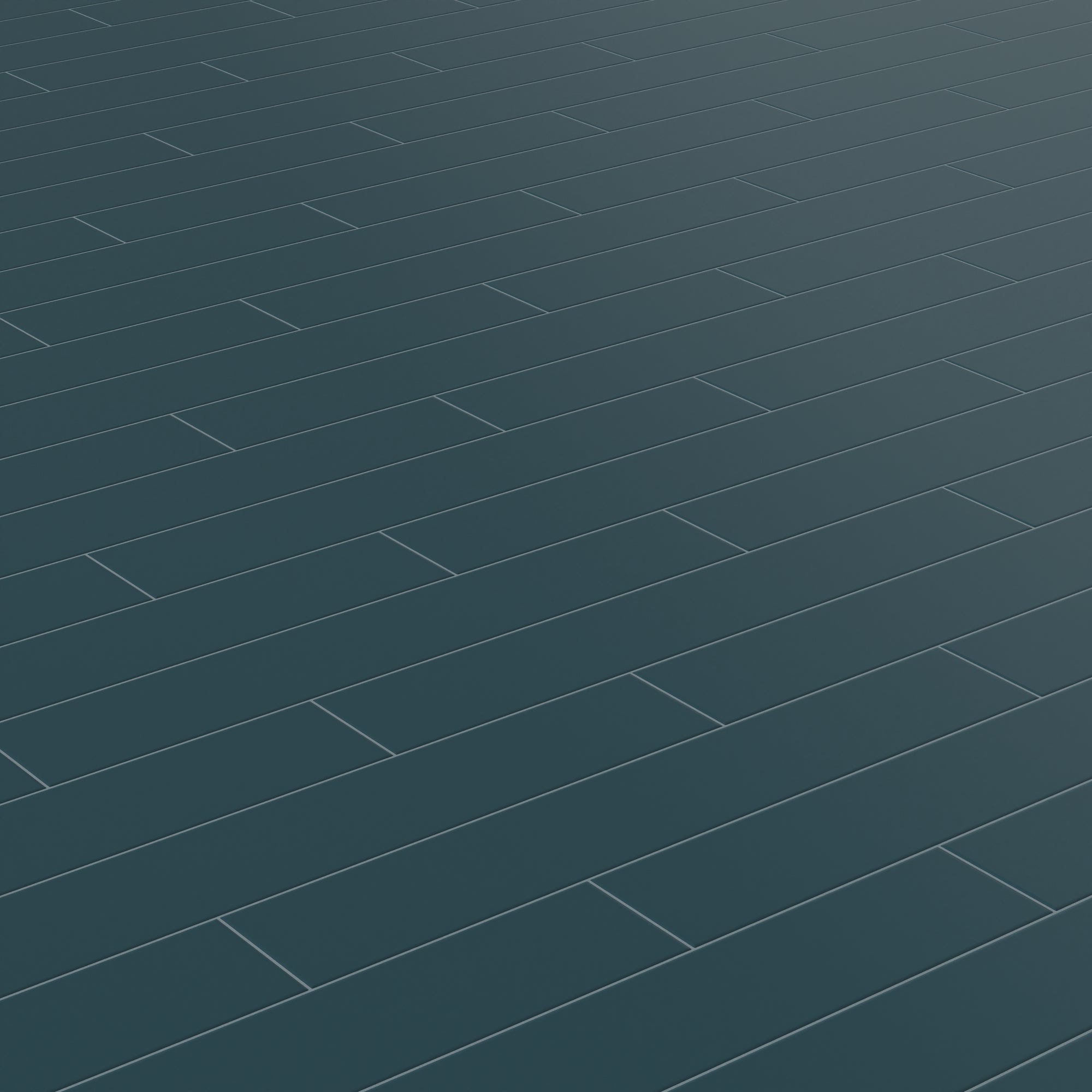 Reagan 4x24 Matte Porcelain Tile in Teal