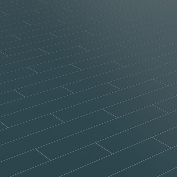 Reagan 4x24 Matte Porcelain Tile in Teal