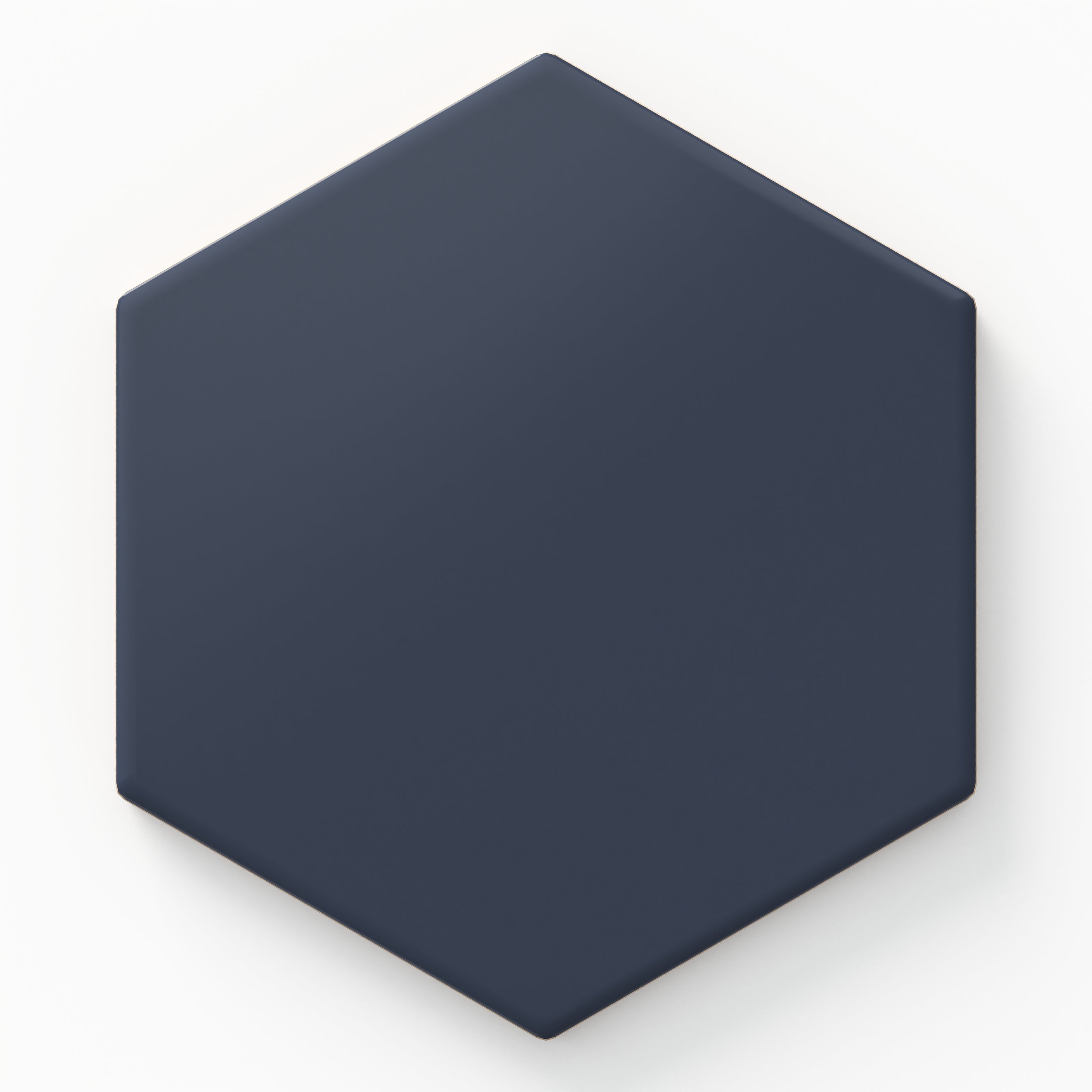 Reagan 5x6 Matte Porcelain Hexagon Tile in Navy