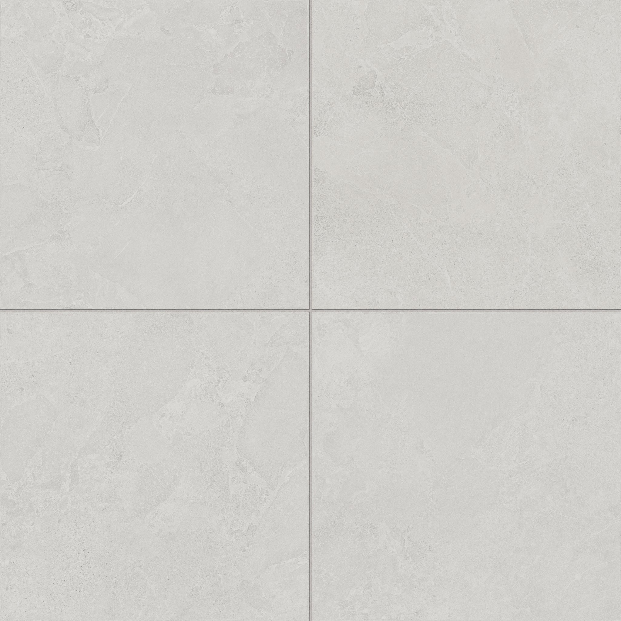 Annalise 24x24 Matte Porcelain Tile in Fog