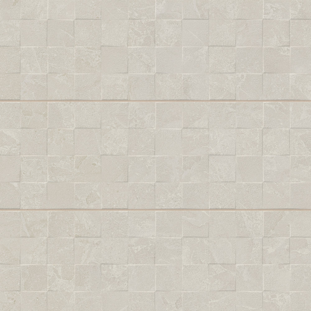 Annalise 12x36 Matte Ceramic Tile in Sand Deco