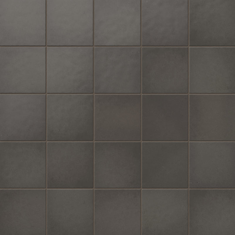Ellie 5x5 Matte Ceramic Tile in Smoke