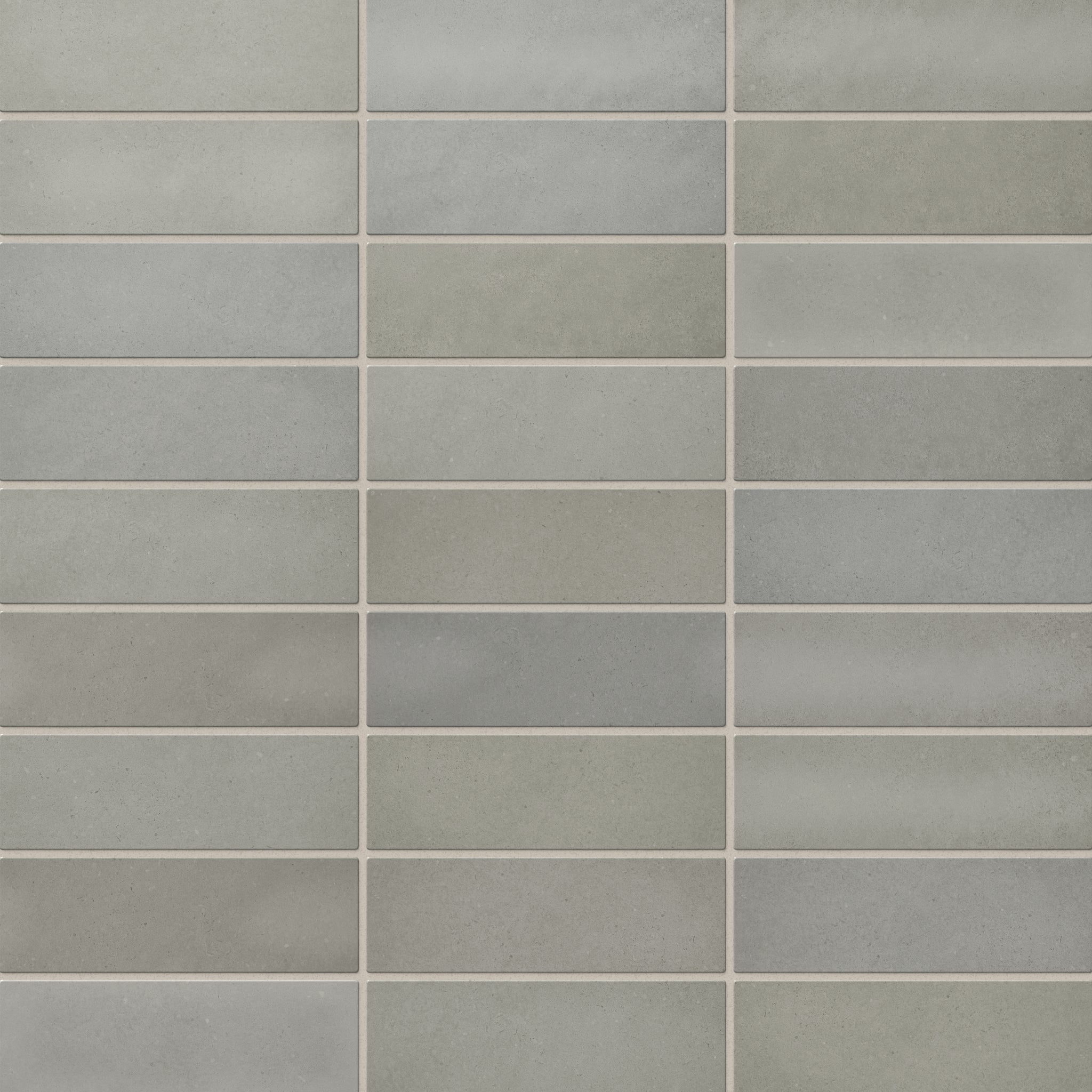 Ellie 2.5x8 Matte Ceramic Tile in Pebble