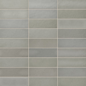 Ellie 2.5x8 Matte Ceramic Tile in Pebble