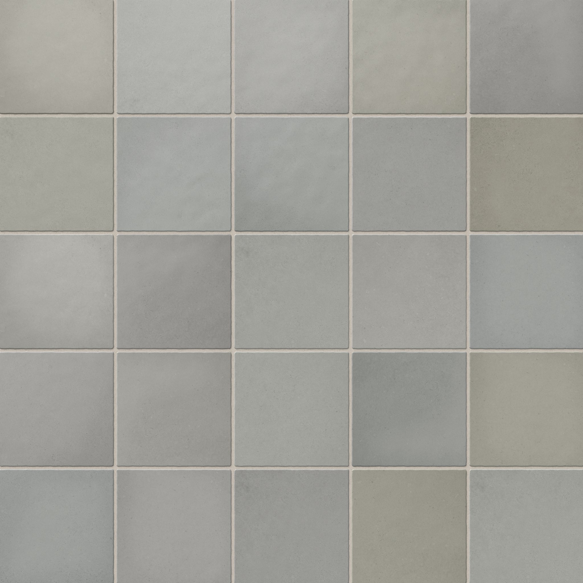 Ellie 5x5 Matte Ceramic Tile in Pebble