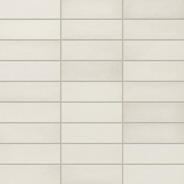 Ellie 2.5x8 Matte Ceramic Tile in Eggshell