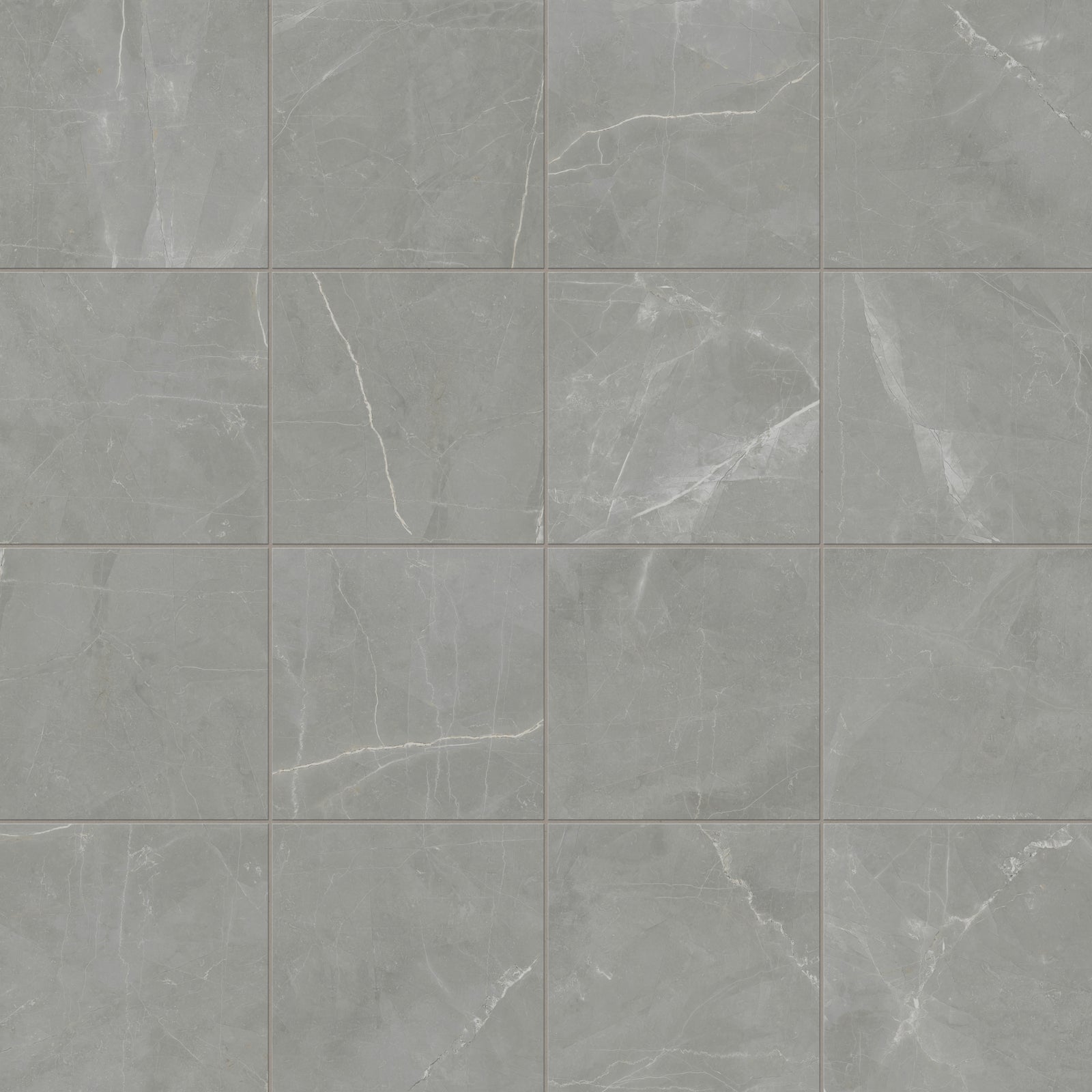 Leona 12x12 Matte Porcelain Tile in Amani Grey