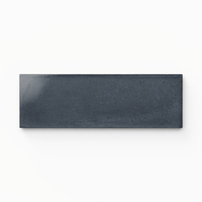 Natasha 2x6 Glossy Porcelain Tile in Denim